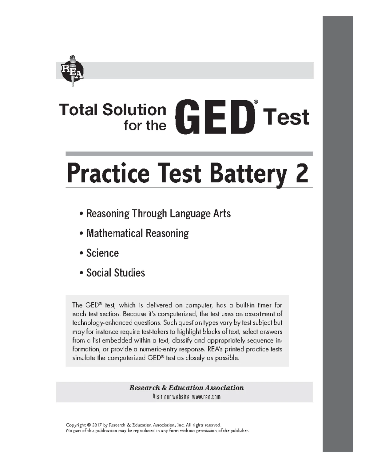 Extended response scoring - GED GED® and GED Testing Service® are ...