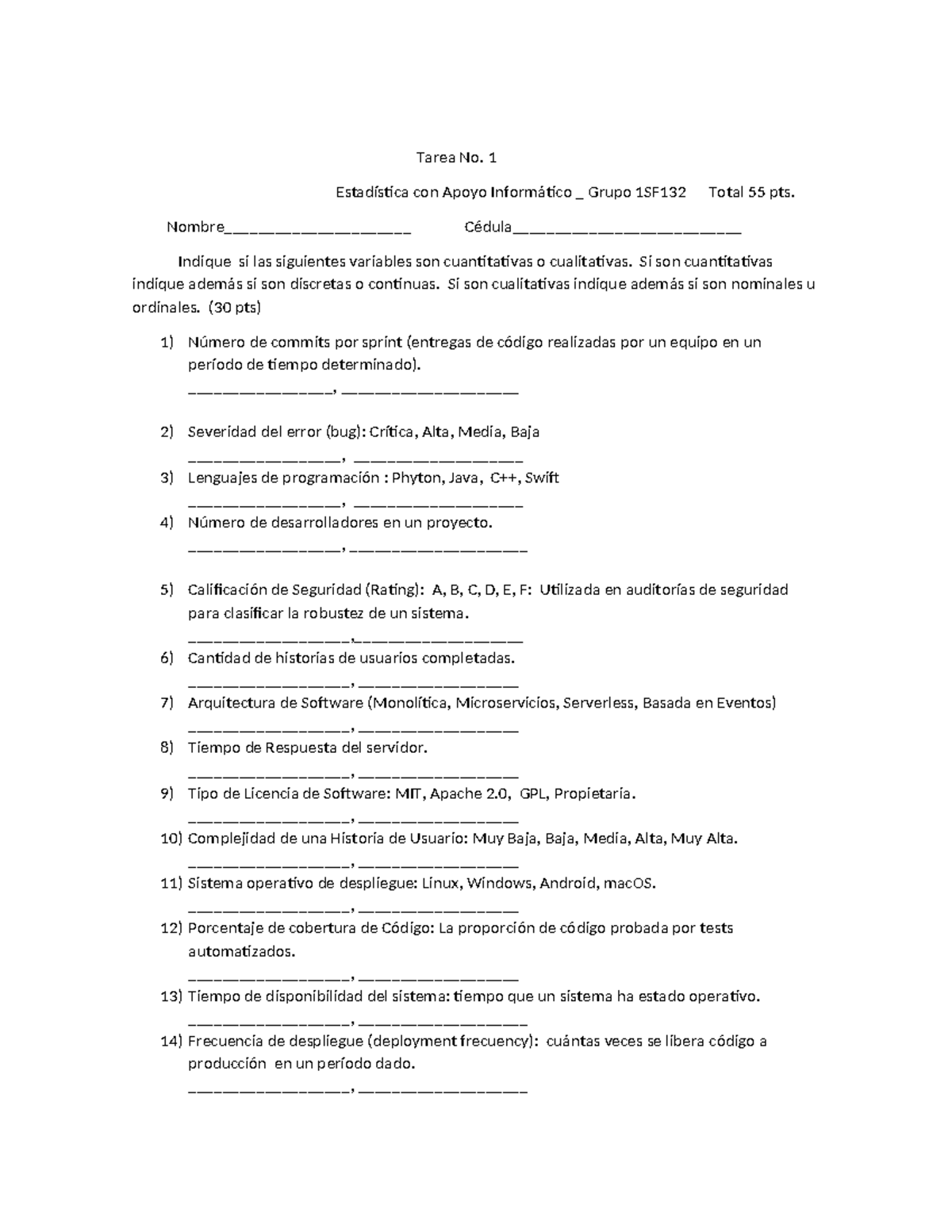 Tarea No. 1: Análisis de Variables Cuantitativas y Cualitativas - Grupo ...