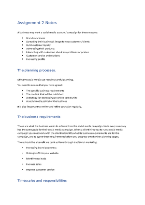 Unit 9 Assignment 1 - Unit 9: IT Project Management Assignment 1 BTEC ...