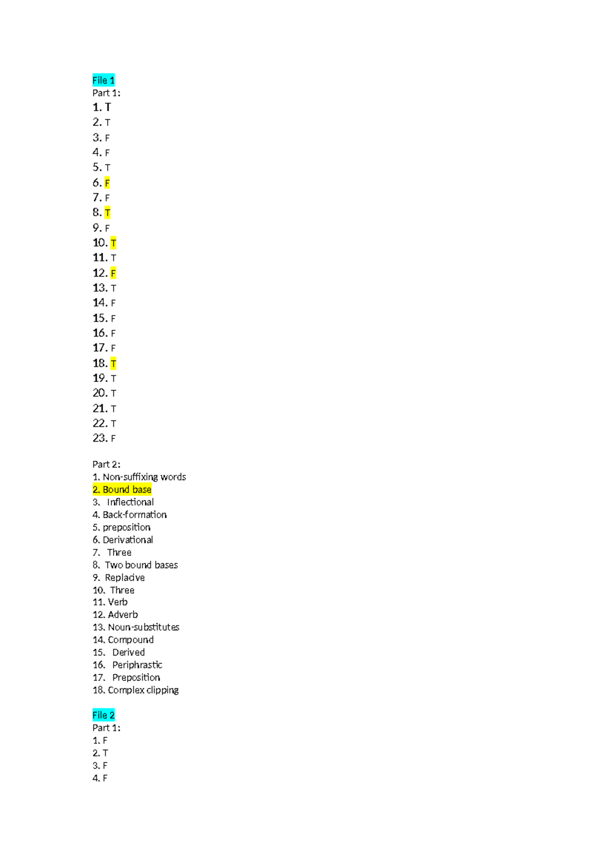 Morphology Study Guide: Key Concepts & Terms - Studocu