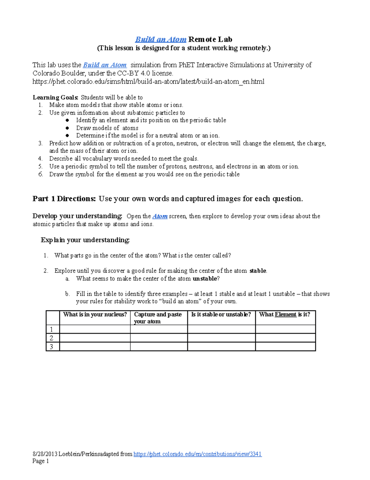 Build an Atom Remote Lab for STEM Learning: Goals and Directions - Studocu