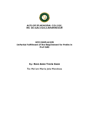 Prof ed 7 - materials - The “DepEd Transmutation Table” typically ...