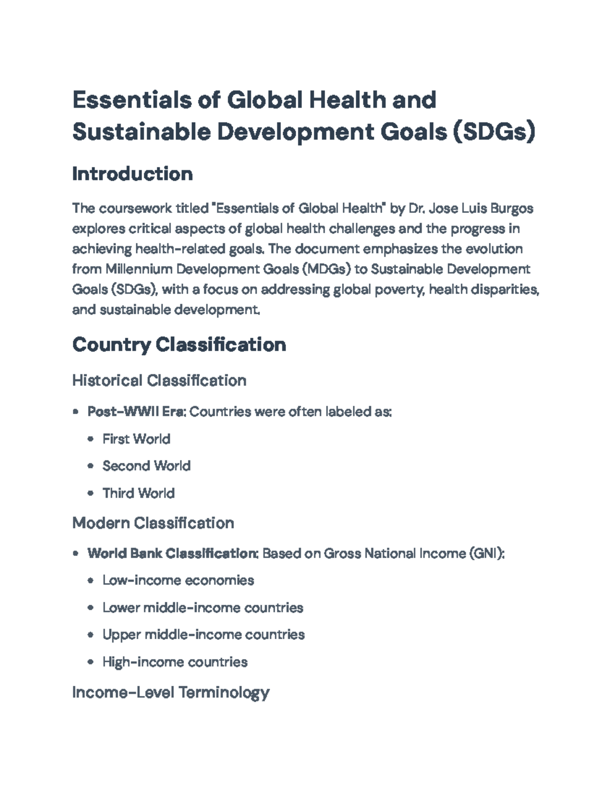 Essentials of Global Health & SDGs: Progress, Challenges & Future Goals ...