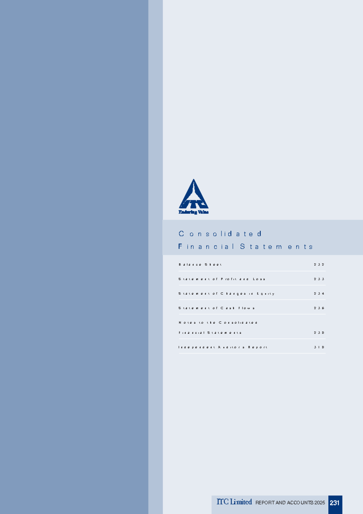 ITC Limited Financial Statements & Ratios Report 2025 - Studocu