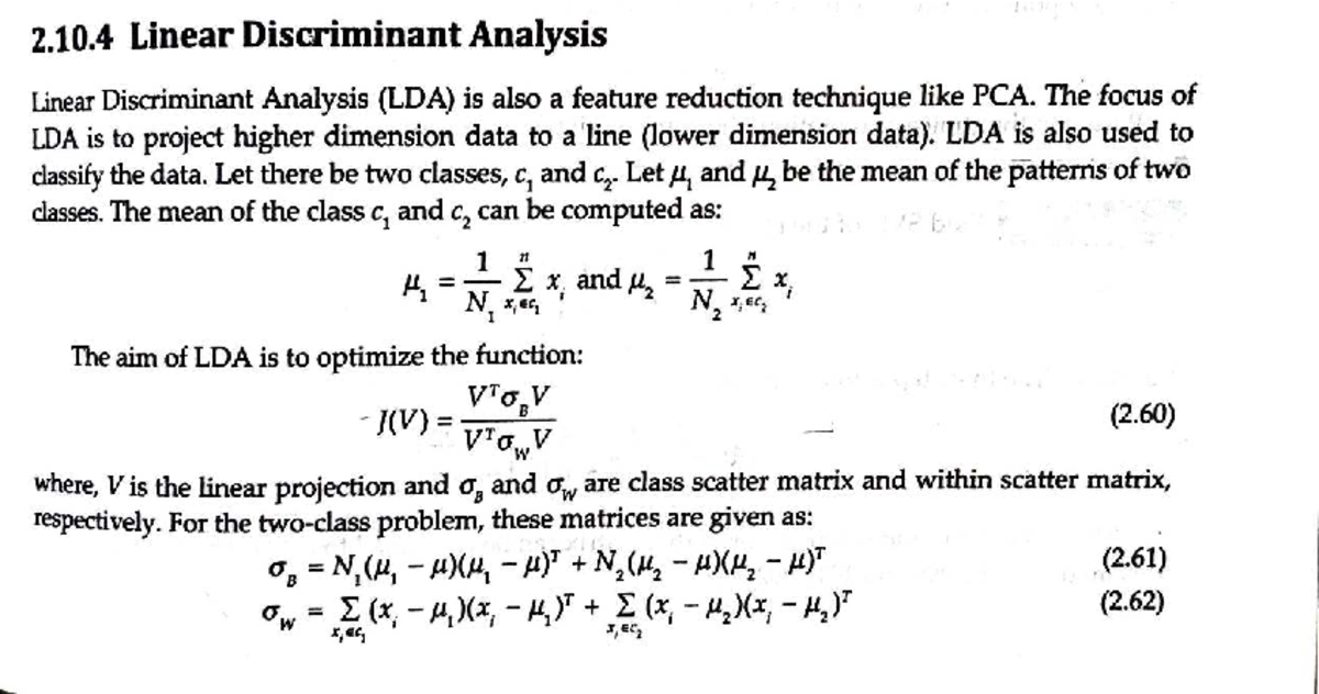 LDA and SVD Techniques in Data Analysis - CS101 Lecture Notes - Studocu