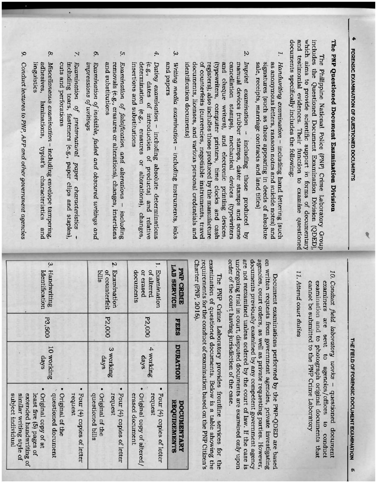 QD 1-3 - Forensic Document Examination Notes and Procedures - Studocu