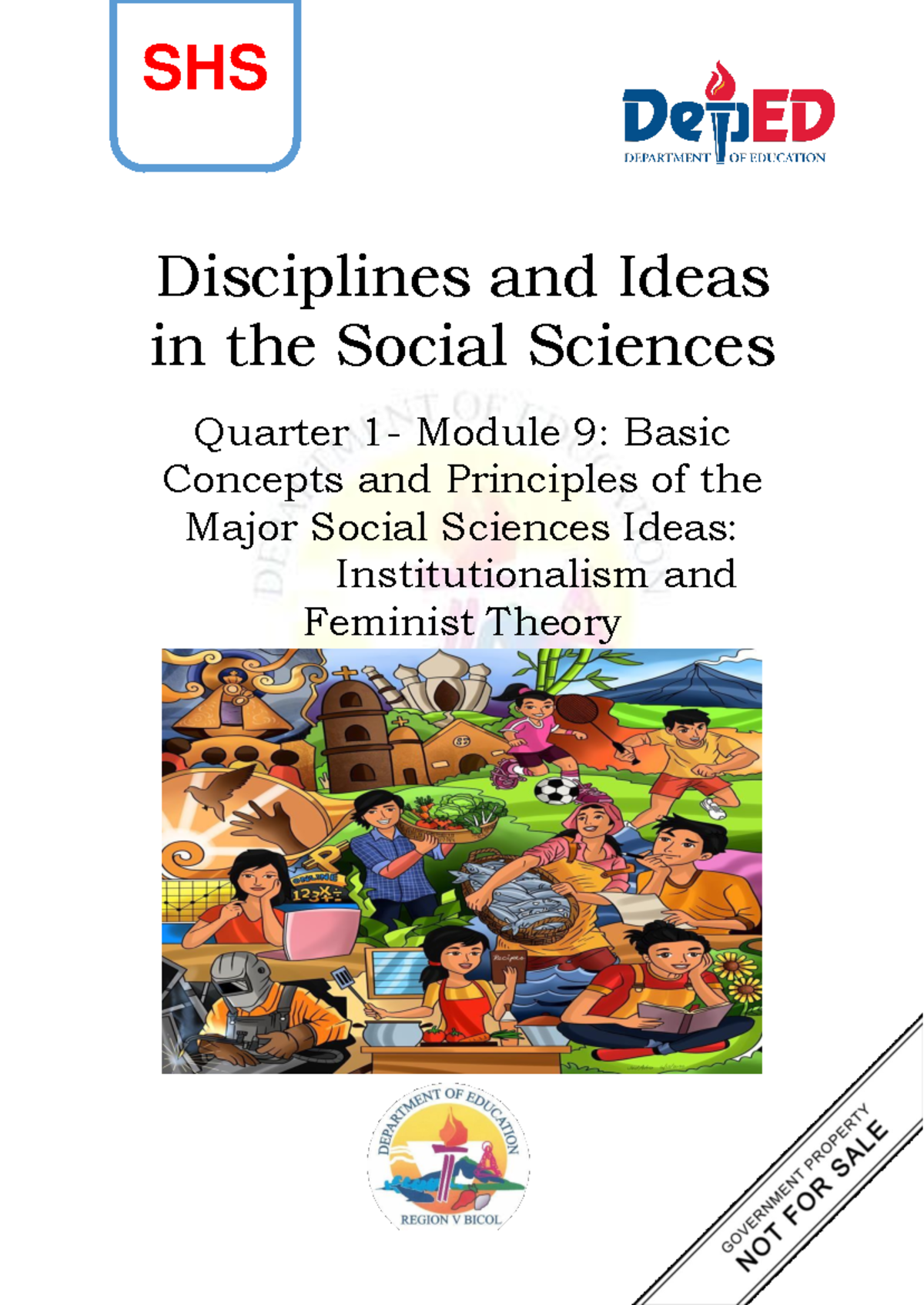 SHS HUMSS Module 9: Institutionalism and Feminist Theory Concepts - Studocu