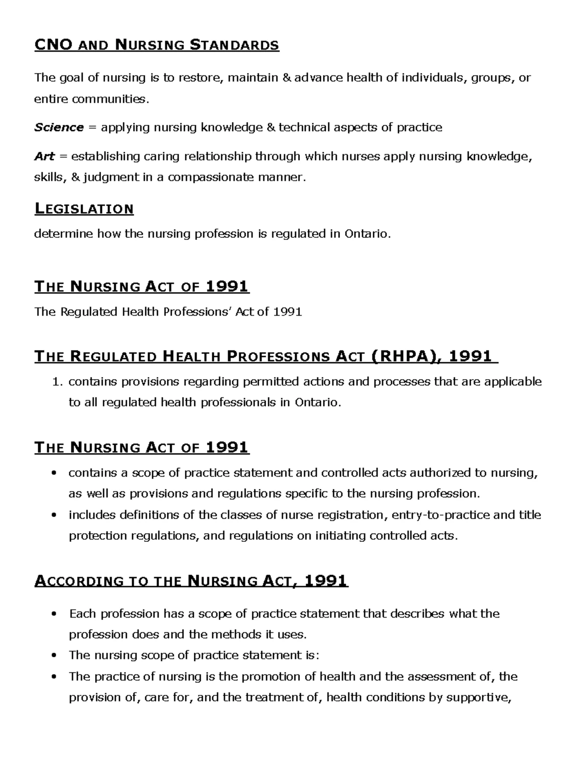 CNO-Professional Standards, Revised 2002 - PR ACTICE STANDAR D ...