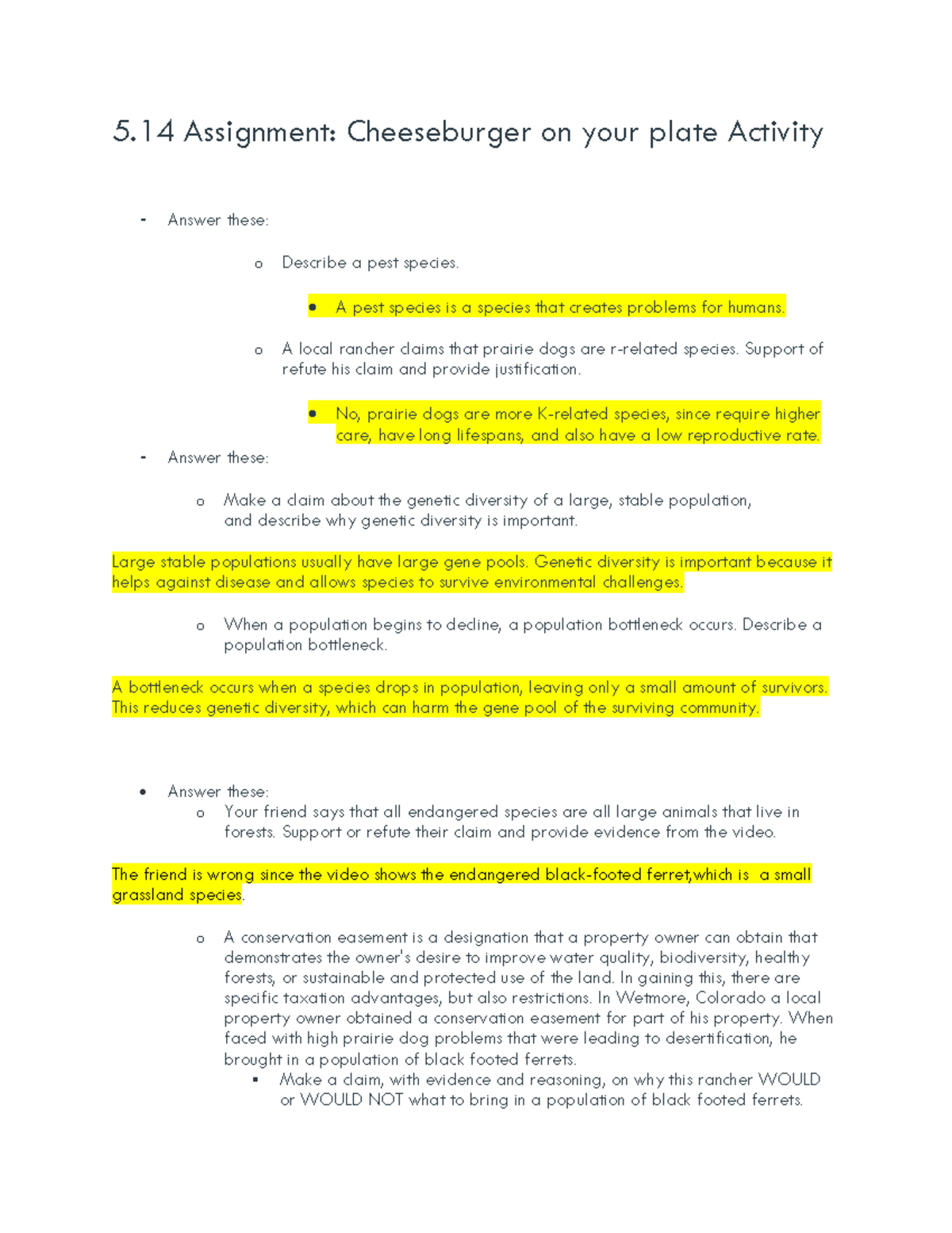 5.14 Assignment: Cheeseburger on Your Plate Activity Analysis - Studocu