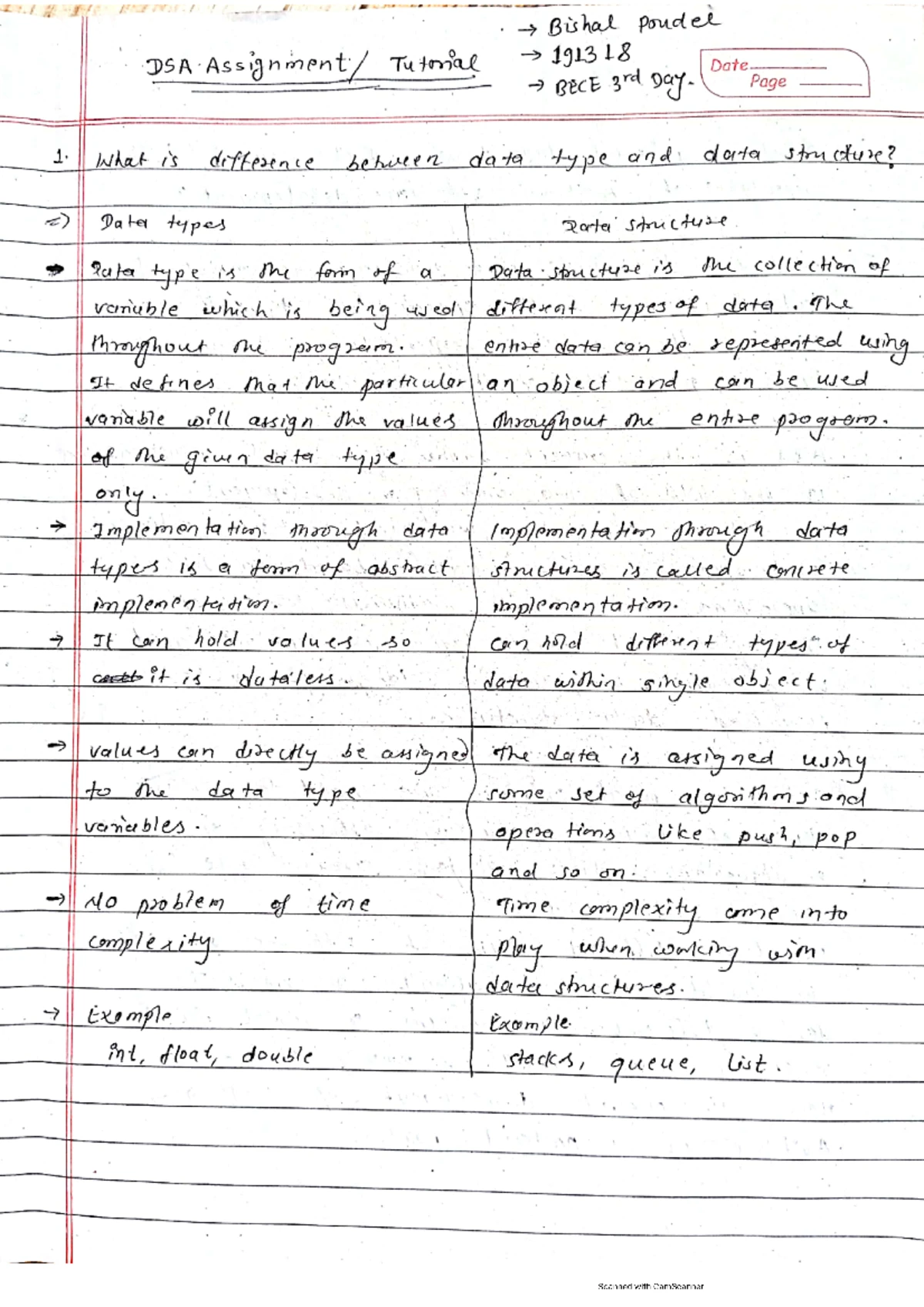 DSA Old Question Collection for Exam Preparation - Studocu