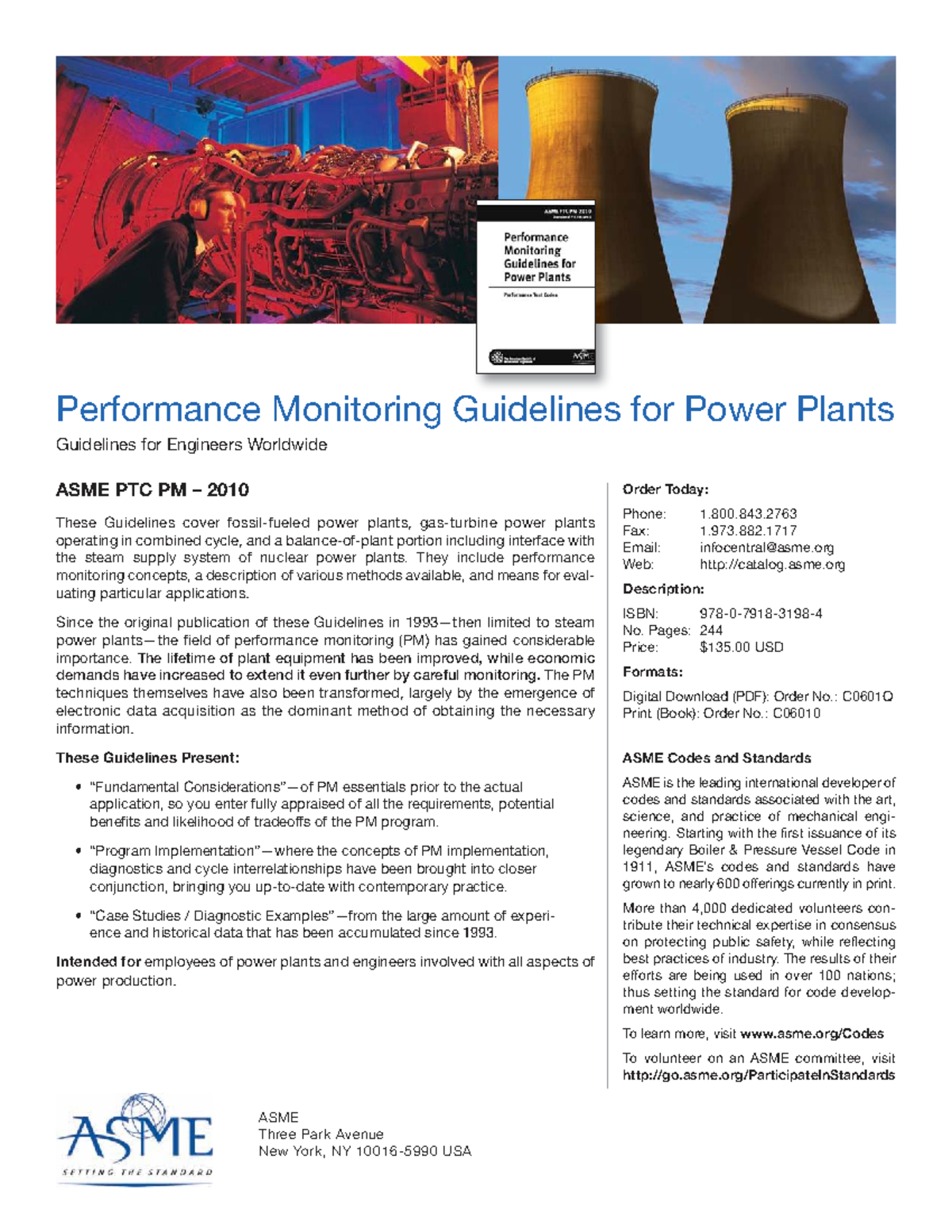 ASME PTC PM 2010 - Brochure - Performance Monitoring Guidelines for ...