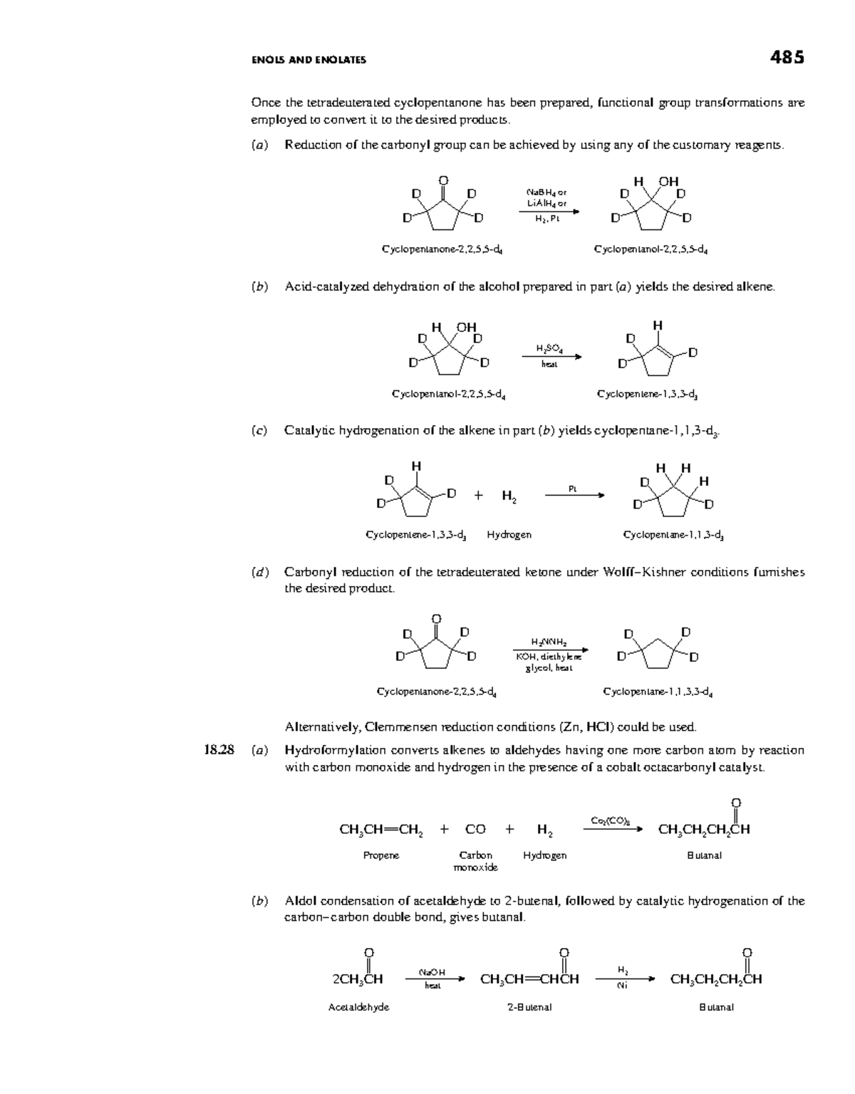 485 ENOLS AND ENOLATES: Transformations in Organic Chemistry - Studocu