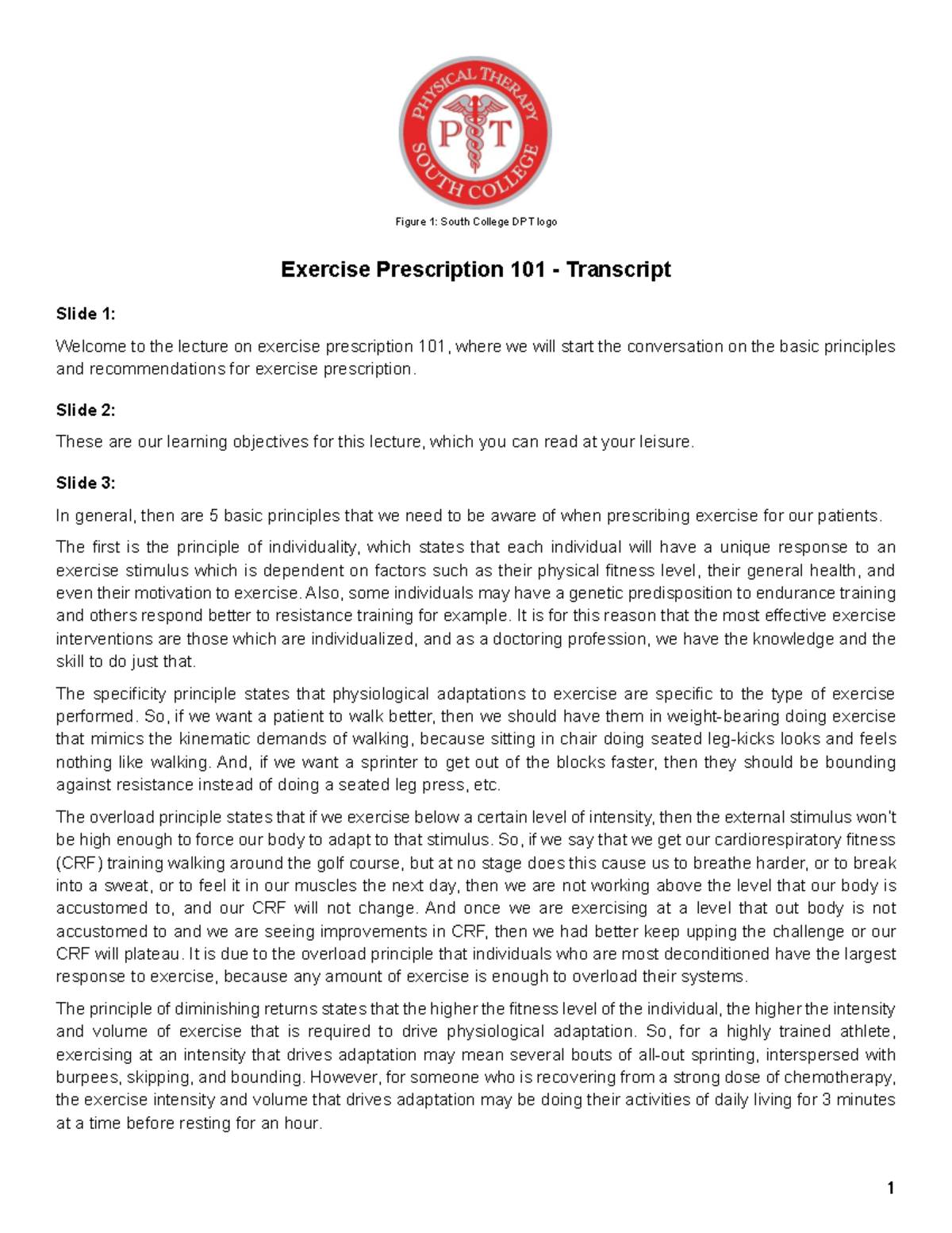 Exercise Prescription 101: Key Principles & Guidelines for Effective ...