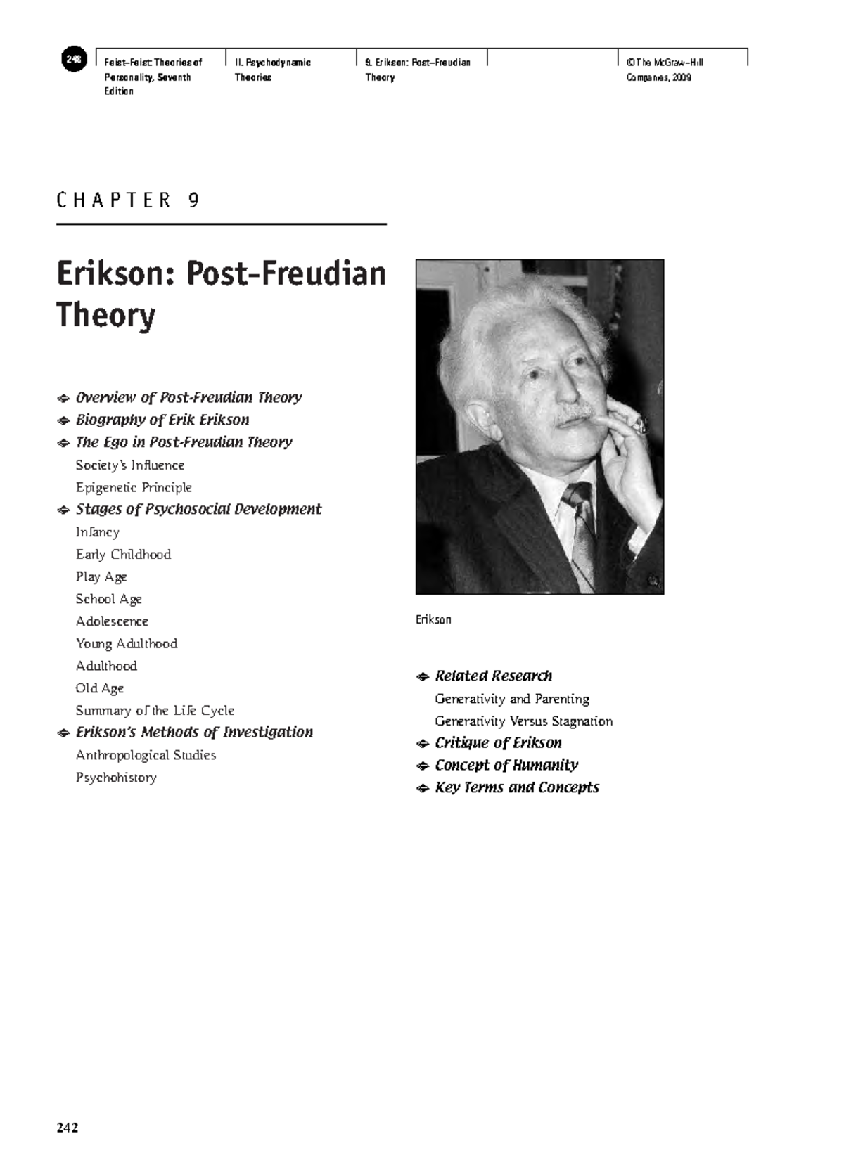 Erikson's Post-Freudian Theory - Feist−Feist: Theories of Personality ...