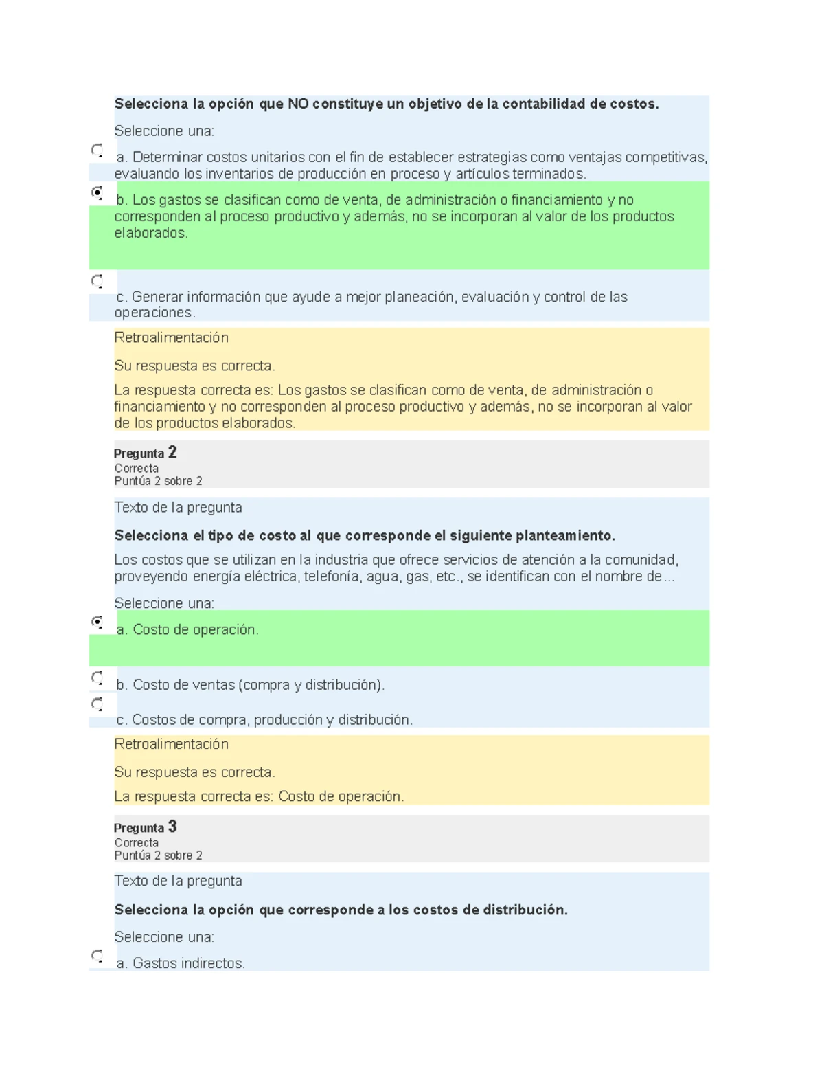 Examen Final DE Contabilidad Y Costos - EXAMEN FINAL DE CONTABILIDAD Y COSTOS Comenzado el ...