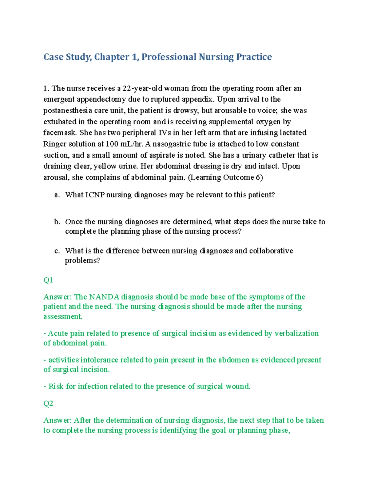 Med surg swift river - Module Report Simulation: Swift River ...