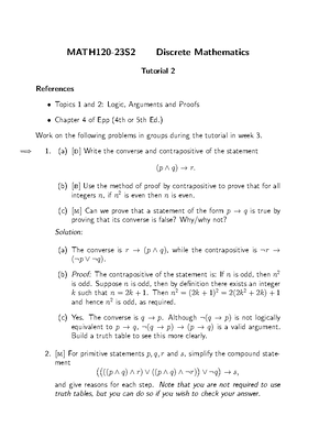 [Solved] Complete the proof If an integer is even and an integer is odd ...
