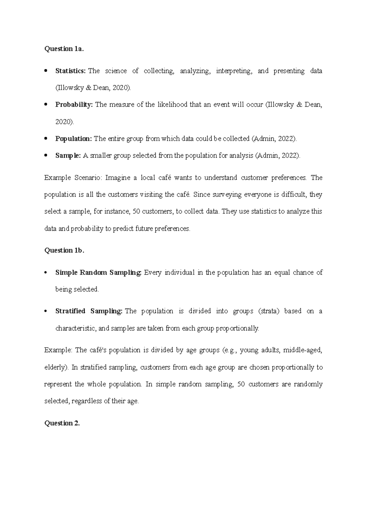 MATH 1280 Week 1 Assignment: Intro to Statistics & Sampling Methods - Studocu