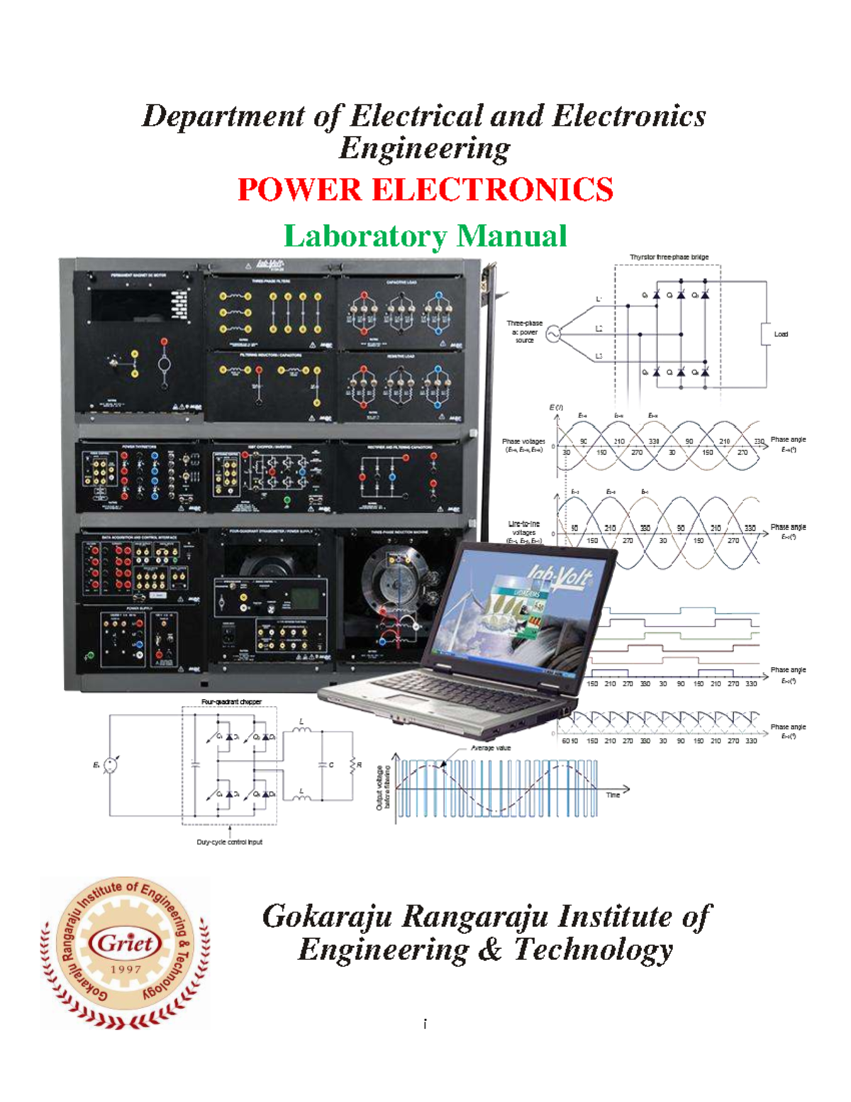 PE Lab Manual: Power Electronics Experiments and Procedures - Studocu