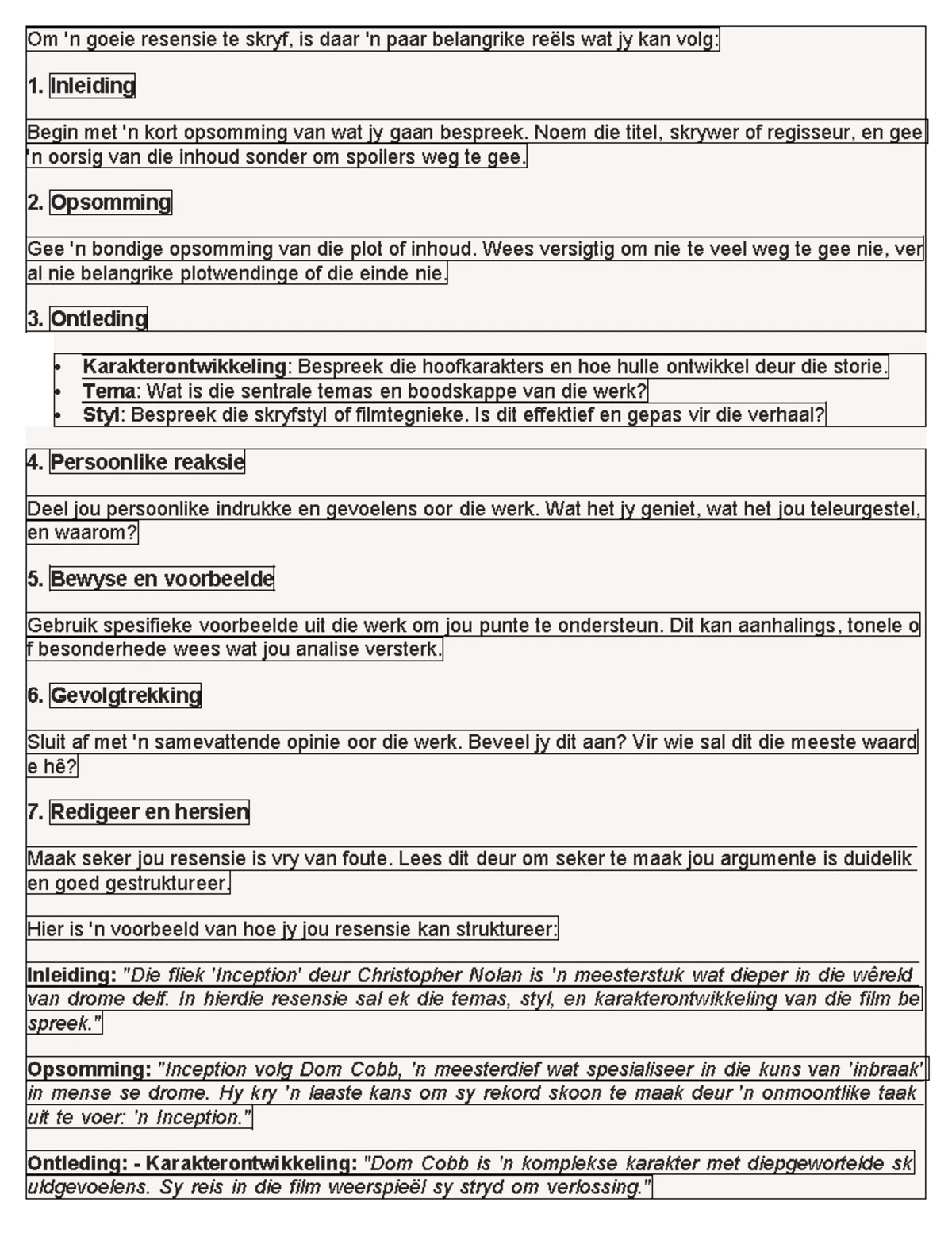 Byvoeglike Naamwoorde: Terminologie en Definisie - Taalstudie - Studocu