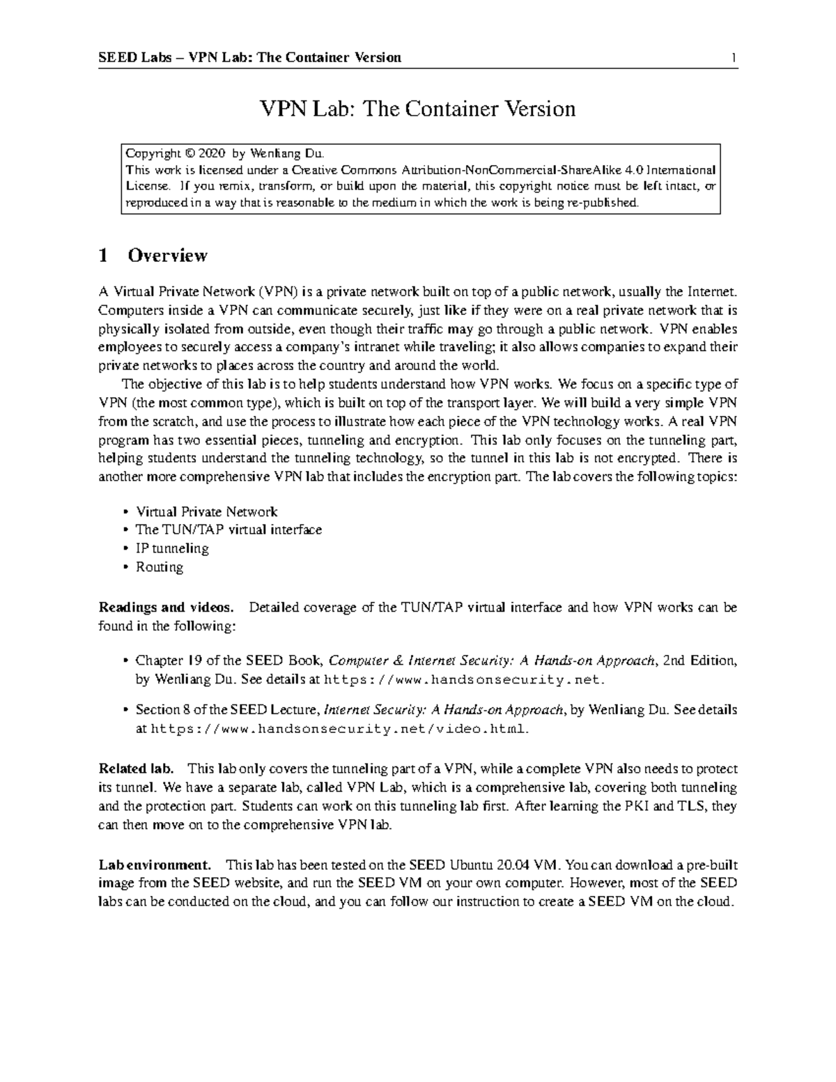 VPN Lab: Understanding Tunneling Technology in VPN Setup - Studocu