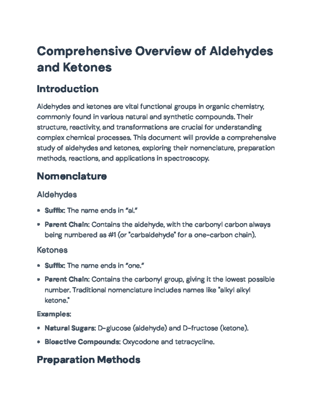 Comprehensive Study of Aldehydes & Ketones in Organic Chem (OC 101 ...