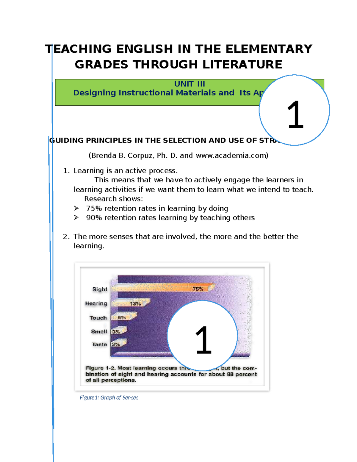 ENG 101: Teaching English in Elementary Grades Through Literature Unit ...