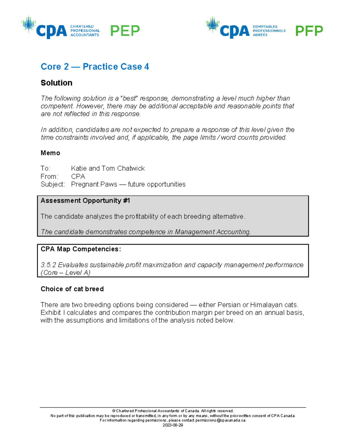 CO2-2401E-PC04 - Core 2 Practice Case 4: Analysis & Recommendations ...