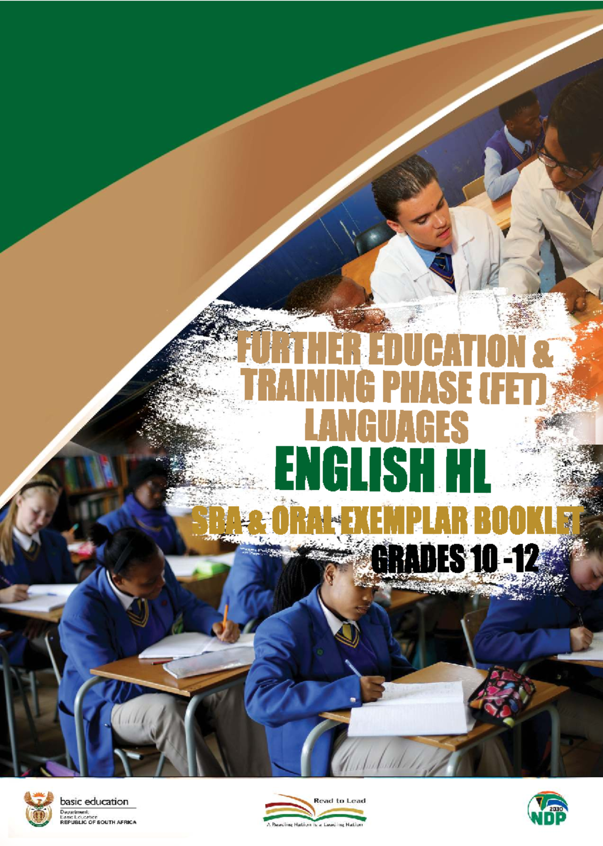 FET English HL SBA & Oral Assessment Exemplar Booklet for Grades 10-12 ...