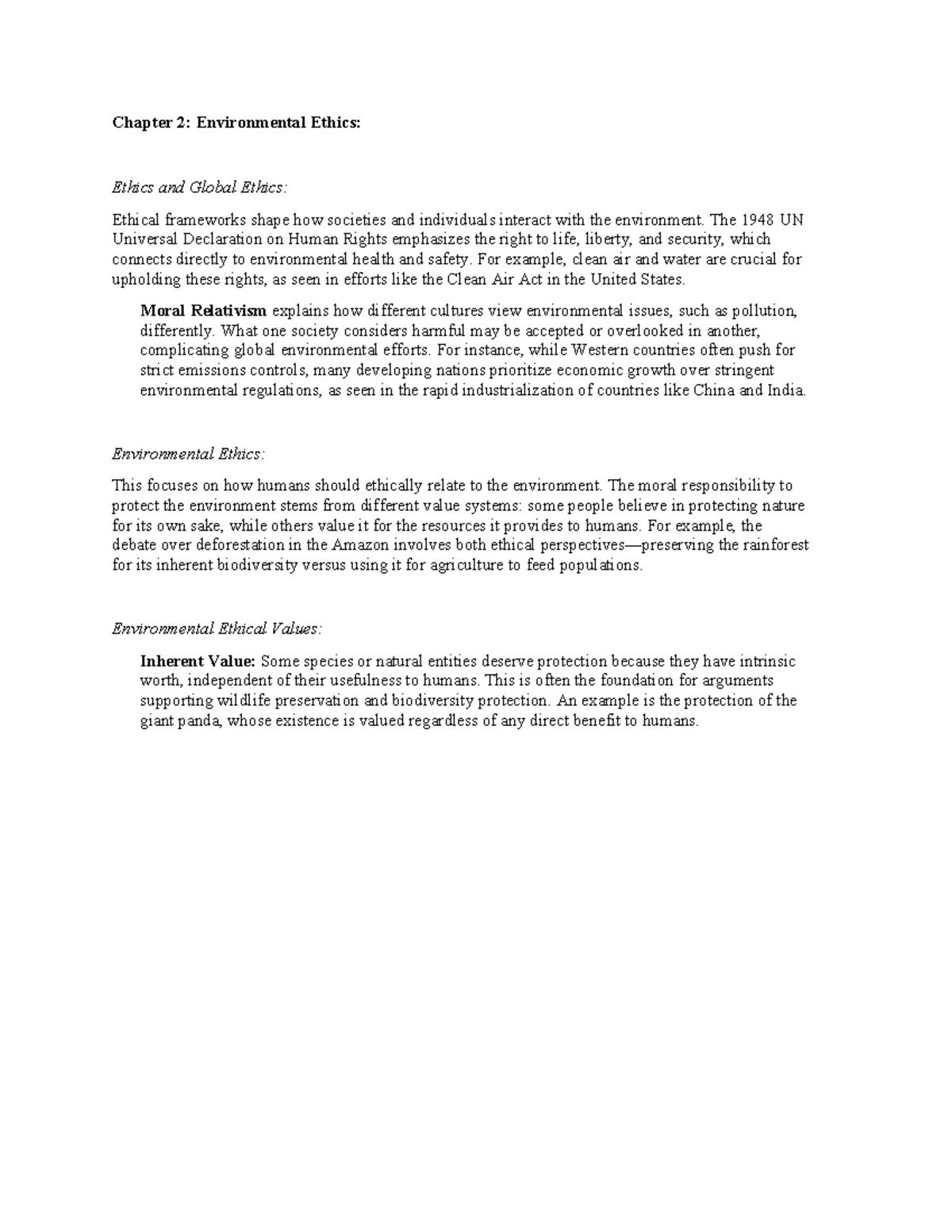 Chapter 2: Environmental Ethics - Frameworks and Responsibilities in ...