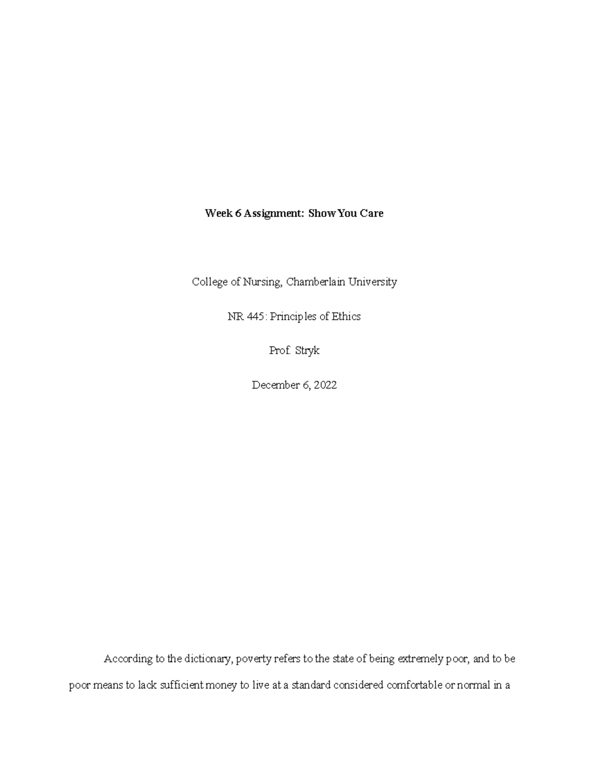 Ethics Week 5 Assignment - Course Project Milestone: Annotated ...