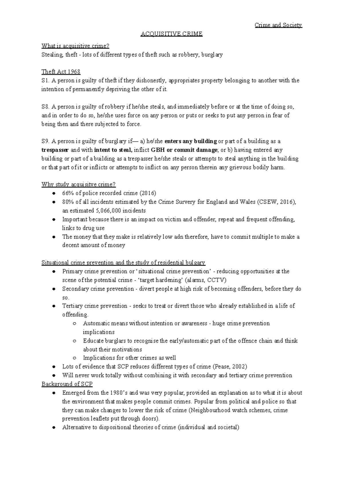 Criminalisation - Crime and society CRIMINALISATION What is ...