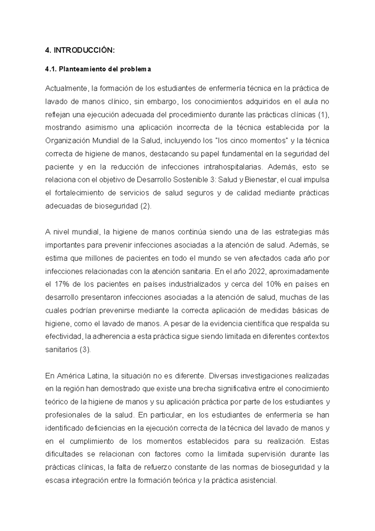 Relación entre Conocimiento y Técnica de Lavado de Manos en Estudiantes ...