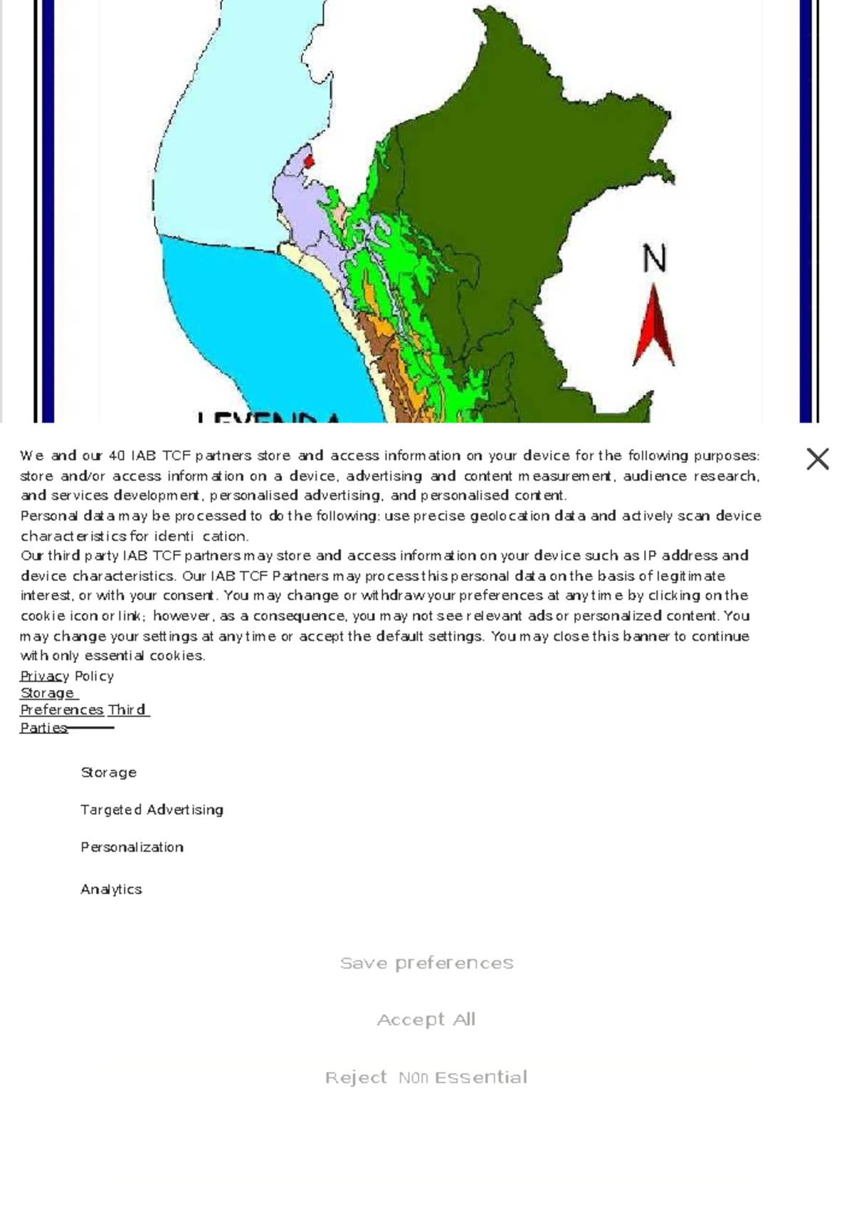 IAB TCF Partners: Privacy Policy and Ecoregions of Peru Analysis - Studocu