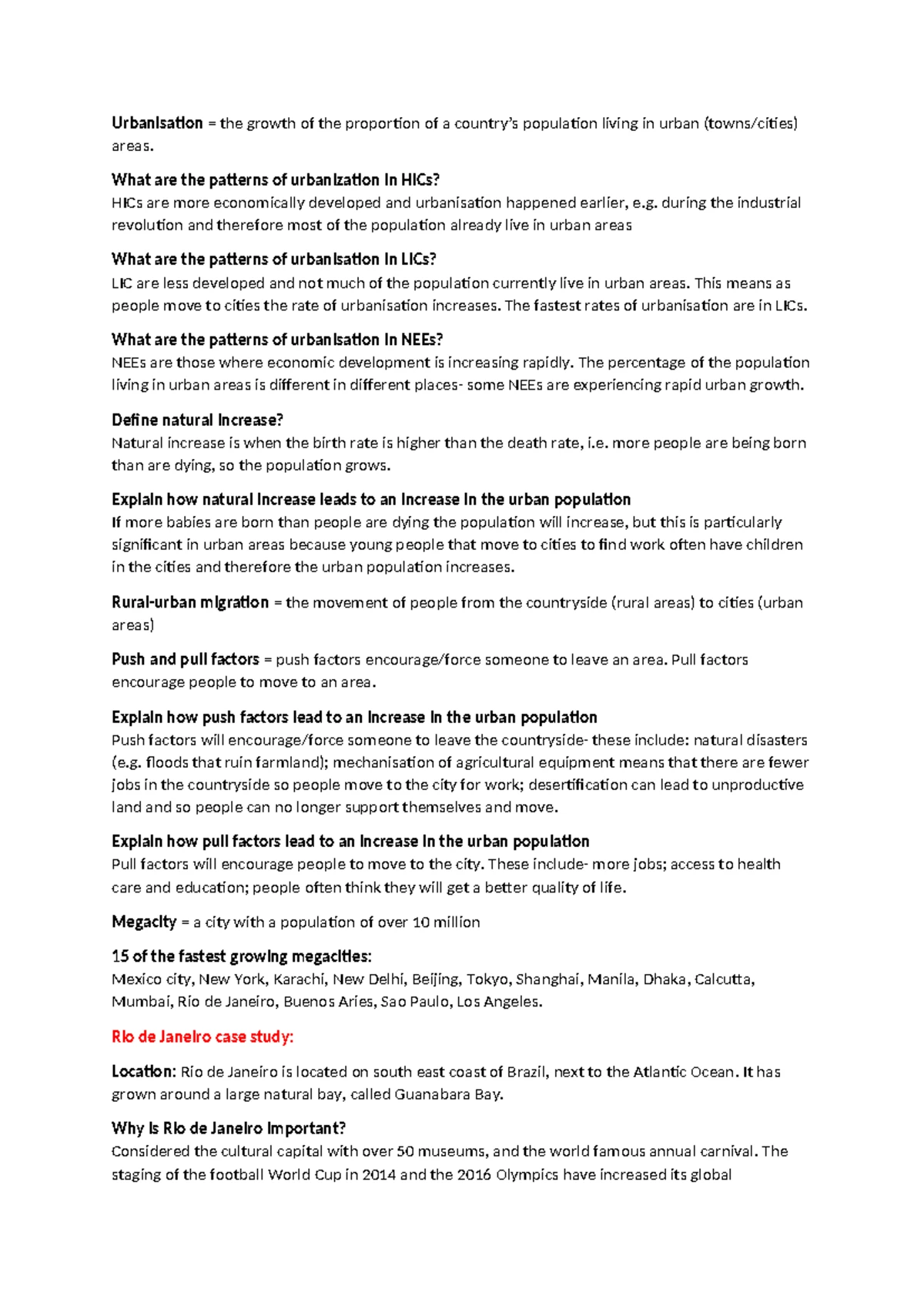 Mexico City Case Study: Textbook Scan Insights - Studocu