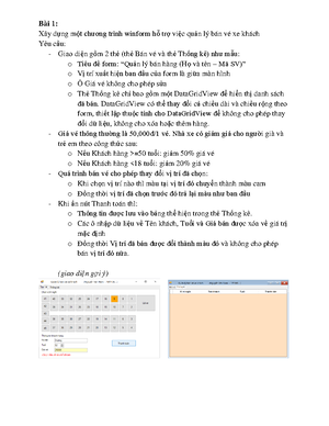 On tap nguyen ly he dieu hanh (he) - Câu 1: Trình bày tính chất cơ bản của hệ điều hành Độ tin ...