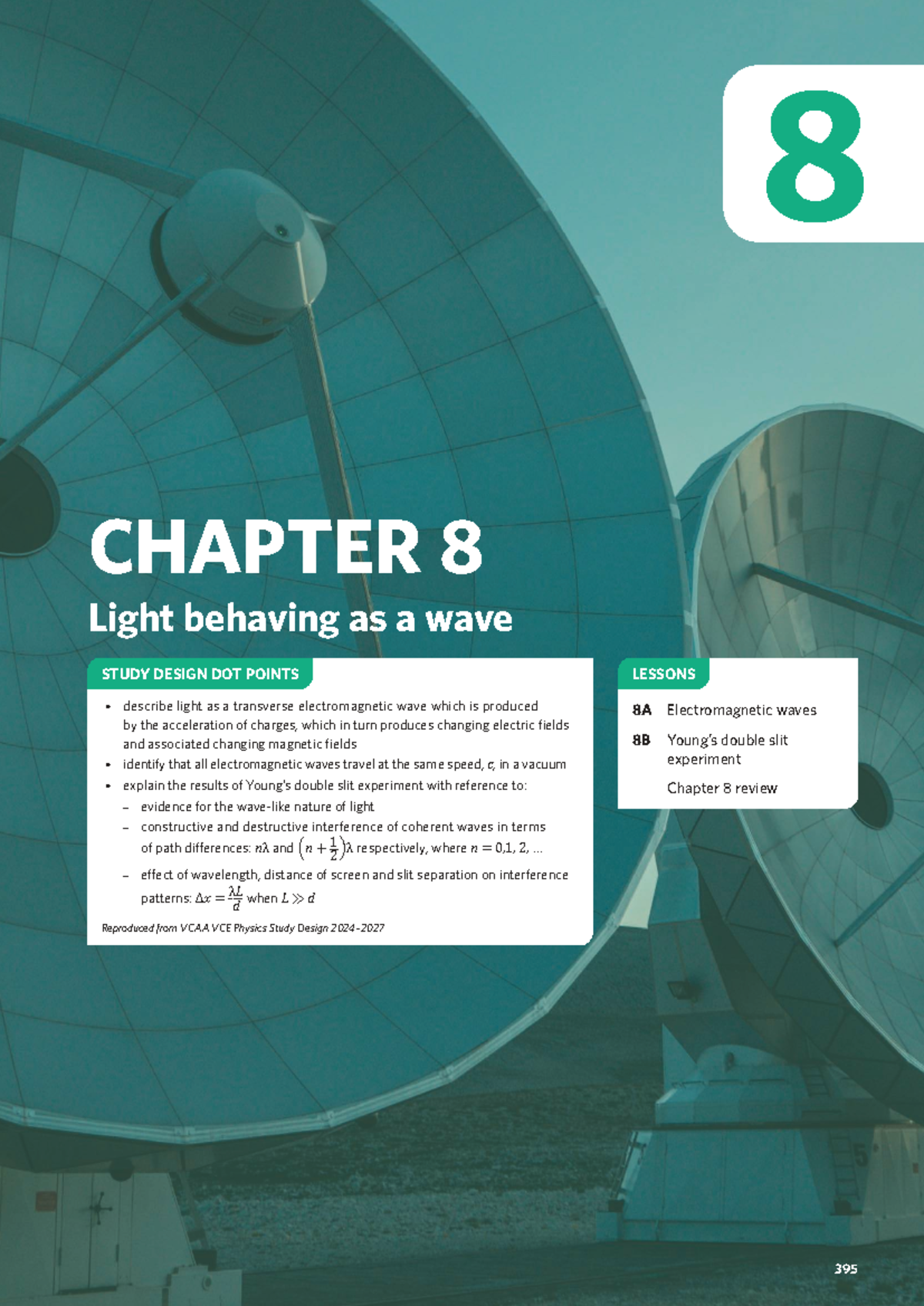 VCE Physics U34 - Chapter 8: Light as a Wave - Study Notes - Studocu