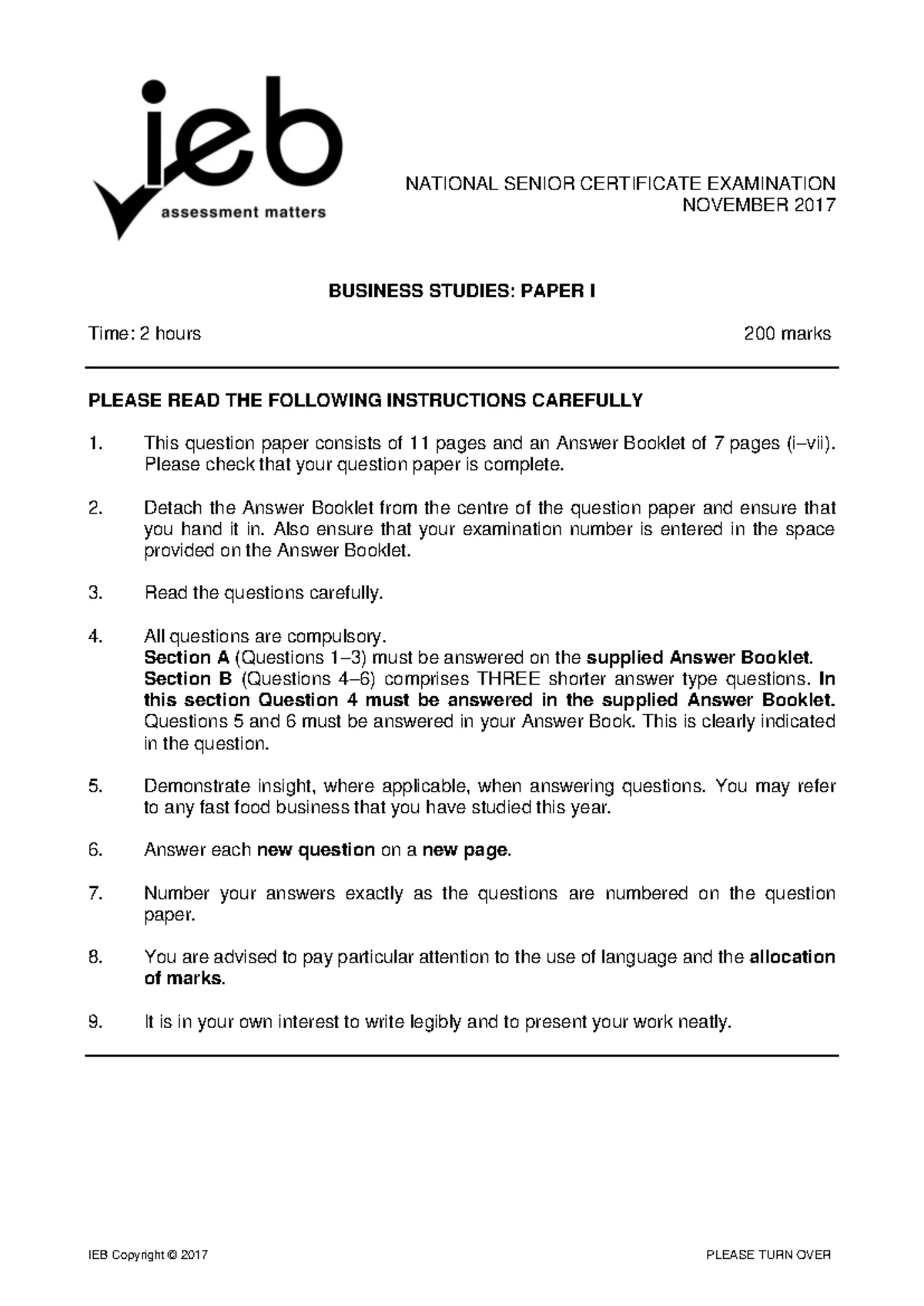 Computer Applications Technology PAT Task Guidelines 2022 - IEB ...