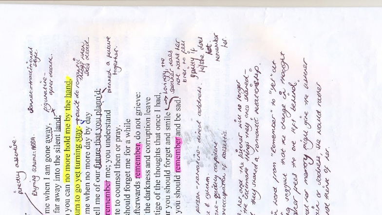 DOC 3 - Poetry Analysis: Imperative Rhyming Scheme in Rossetti's Work ...