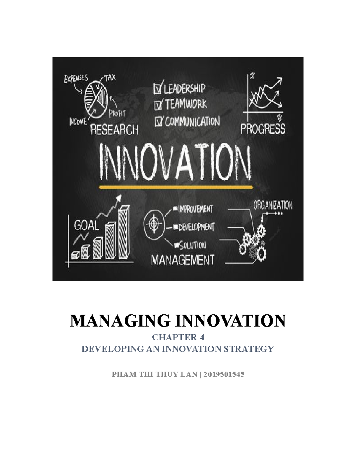 Chapter 4 - Innovation Strategy Development in Managing Innovation ...