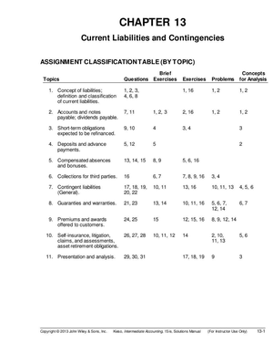 Kunci Jawaban Kieso Chapter 13 - Copyright © 2011 John Wiley & Sons ...