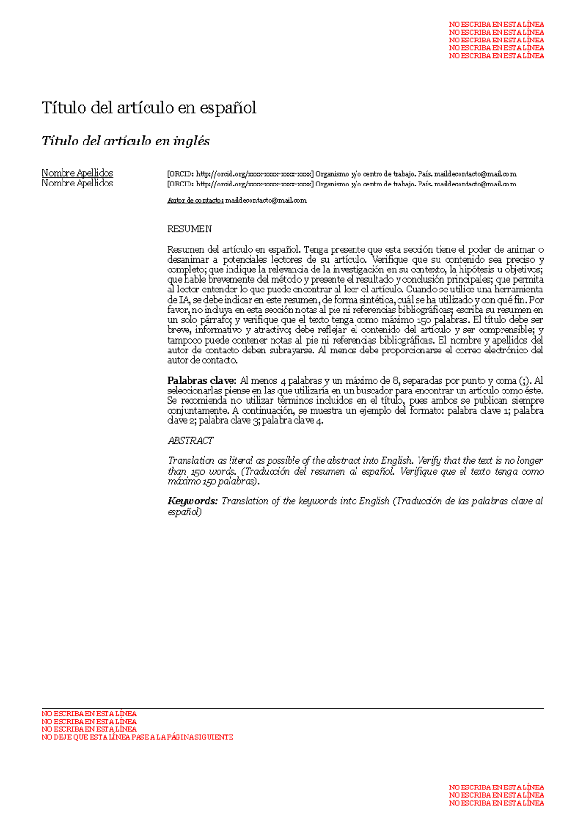 Plantilla para Artículos Científicos en Informes de la Construcción (IC ...