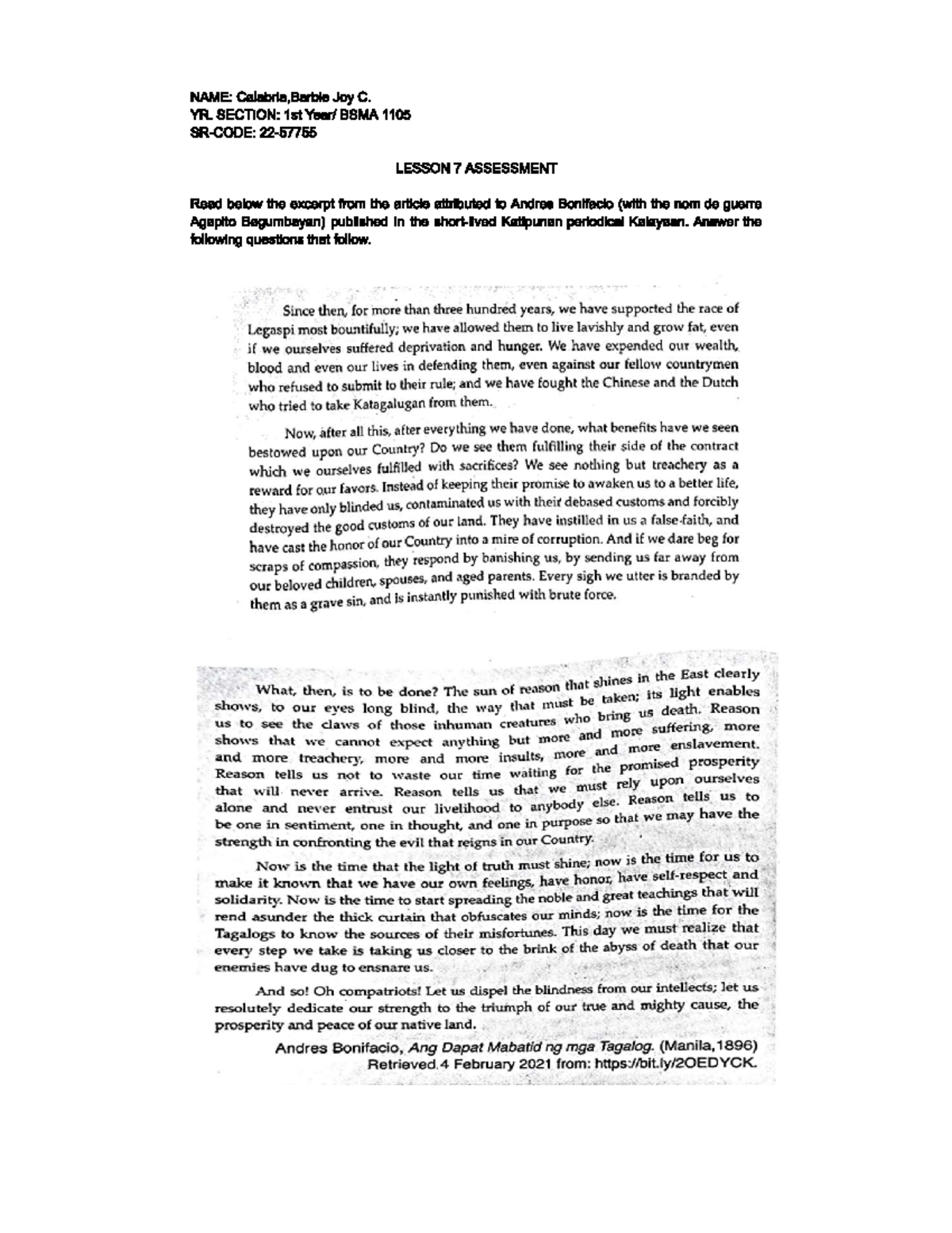 Lesson 7 Assessment Notes and Study Guide - Studocu