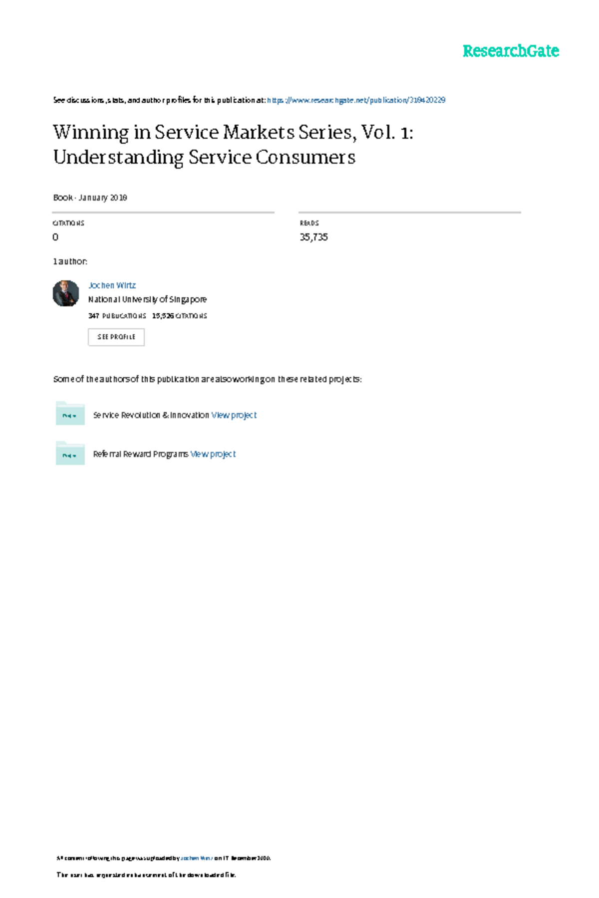 Understanding Service Consumers WSMS Vol1 - See discussions, stats, and ...