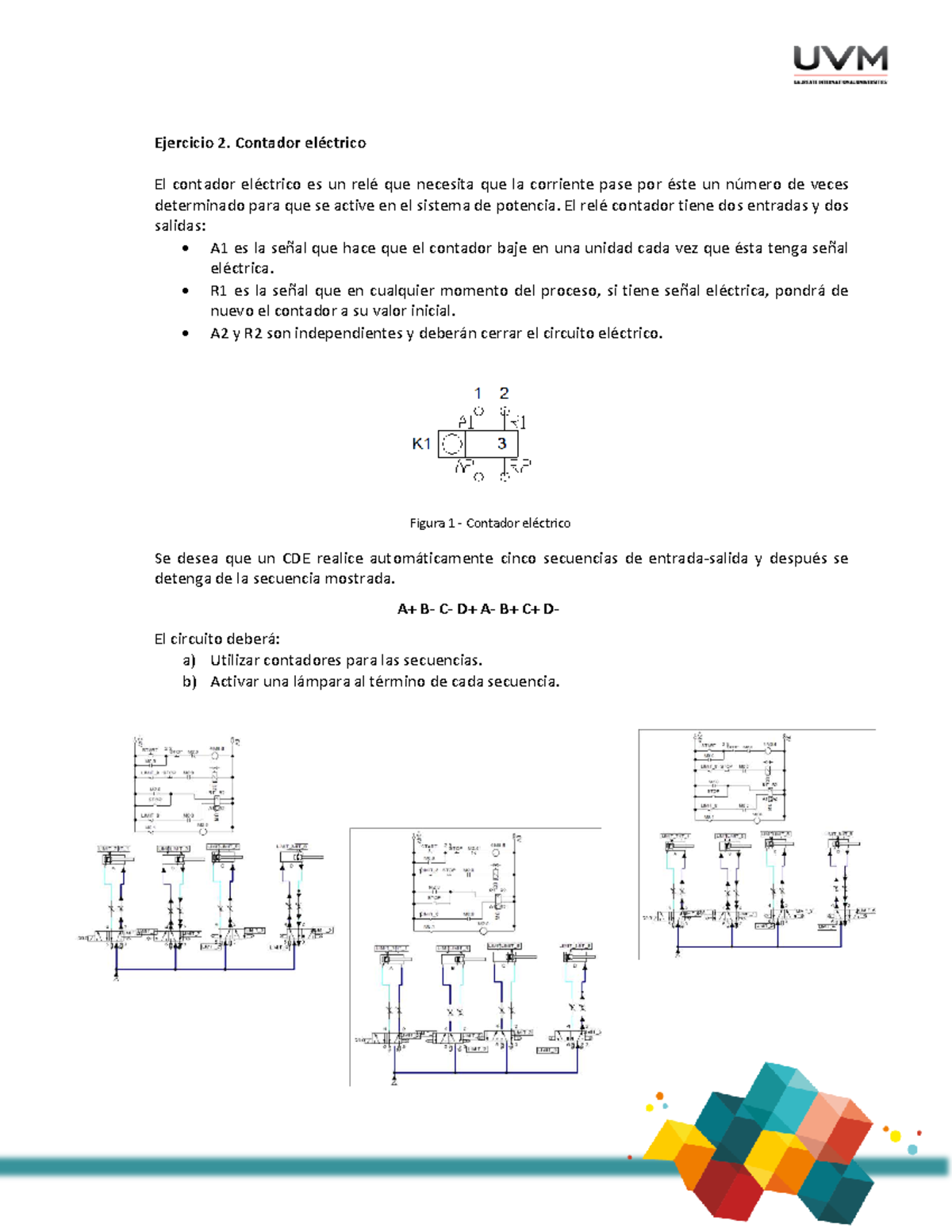 U2 Ejercicios de Circuitos Electroneumáticos en FluidSim - Studocu
