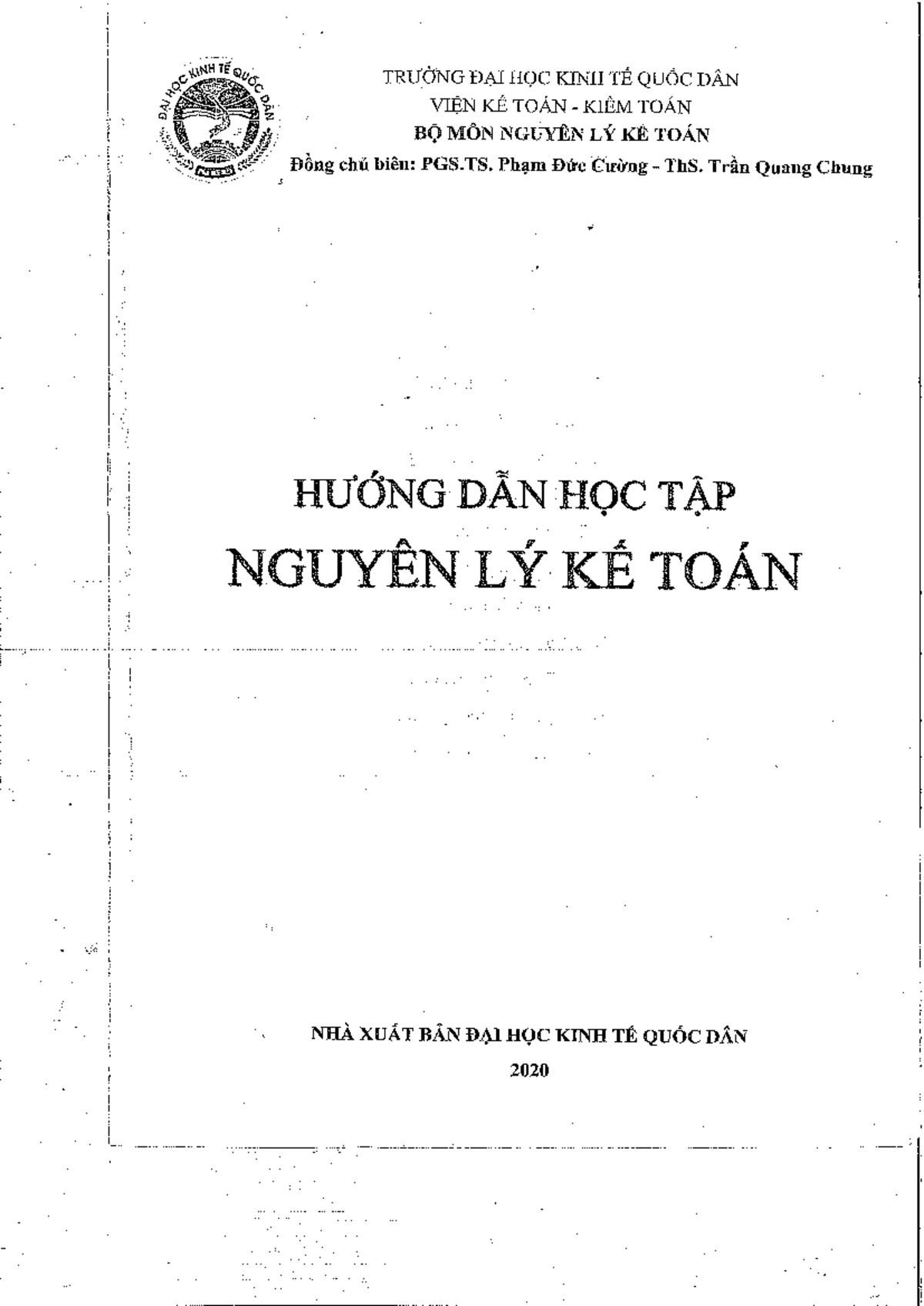 HDHT-NLKT - Bài tập NLKT và hướng dẫn giải chi tiết - Studocu