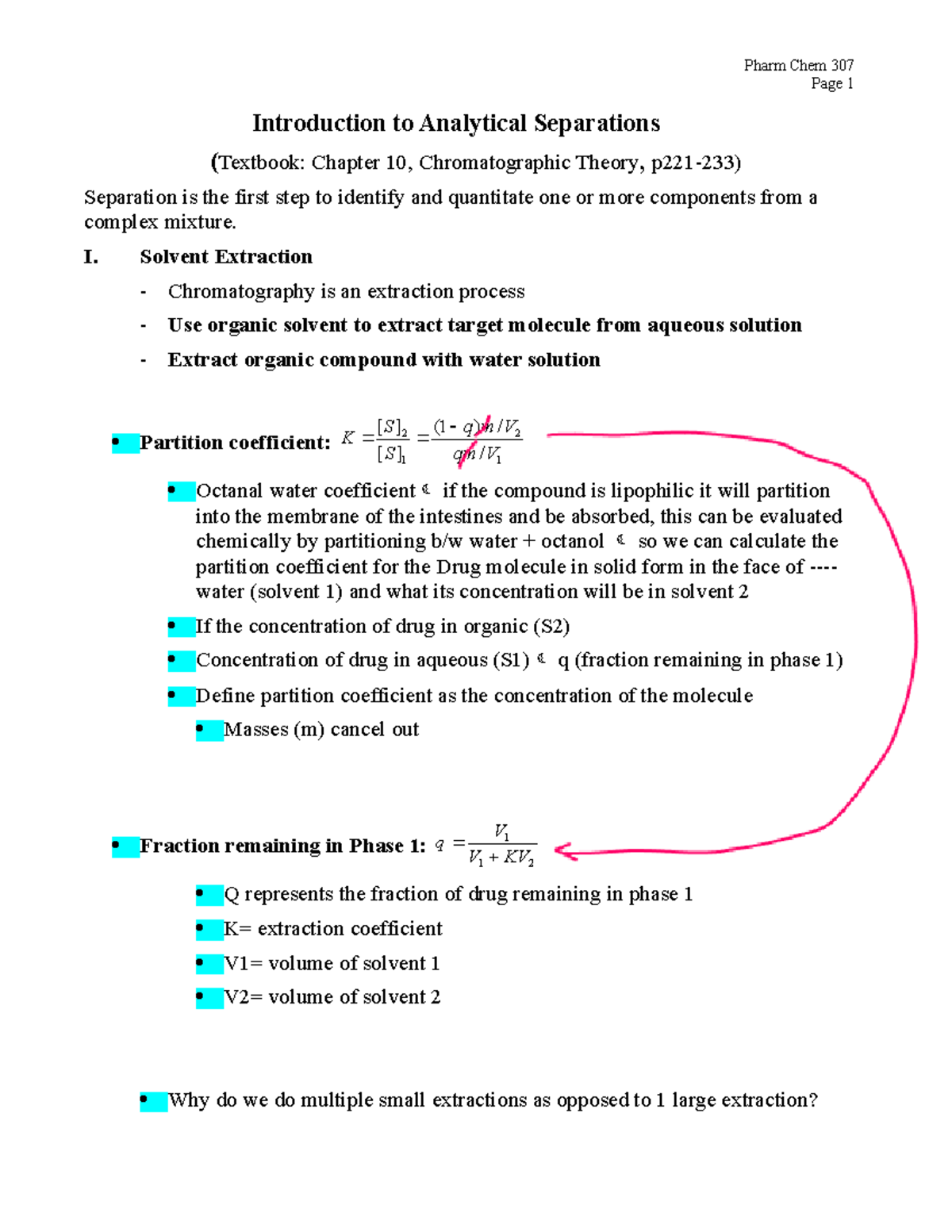 Analytical Chemistry 101 Final Exam Notes On Chromatography Studocu