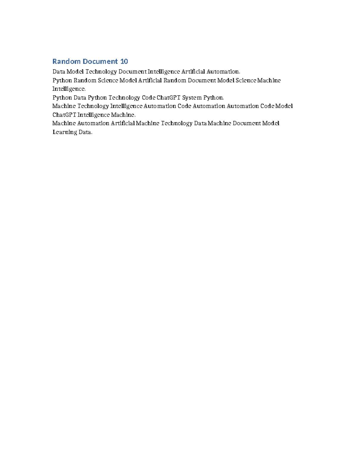 Random document 10 - afsfa - writing course - Random Document 10 Data ...