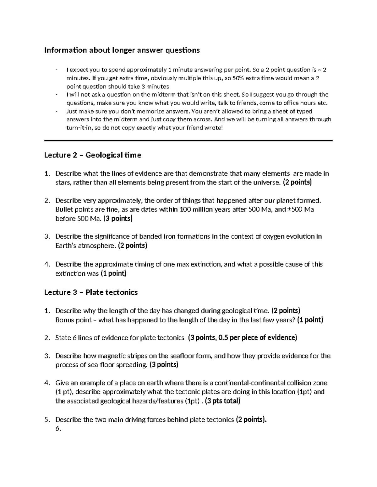Lecture Notes on Earthquakes, Volcanoes, and Tsunamis (GEOL 101) - Studocu