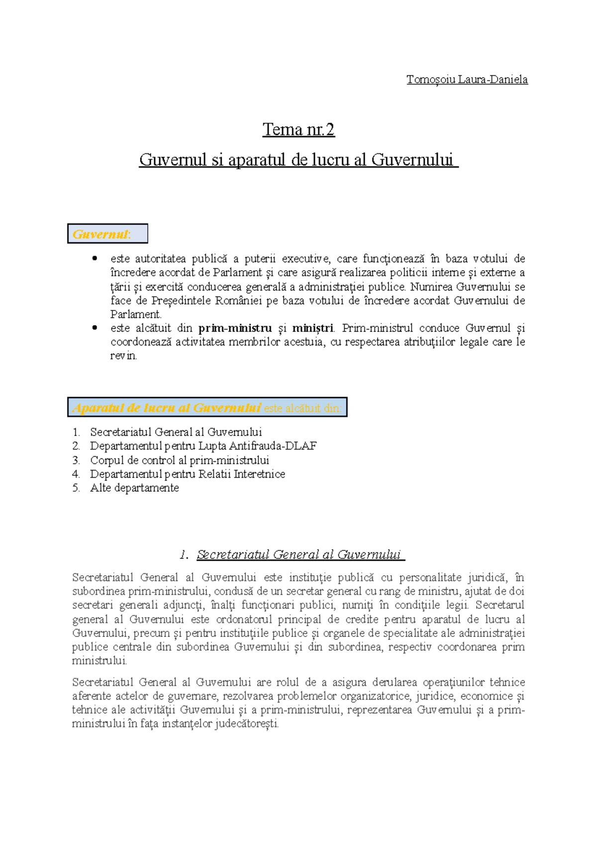 Administratia Prezidentiala - ADMINISTRAȚIA PREZIDENTIALA Departamentul ...